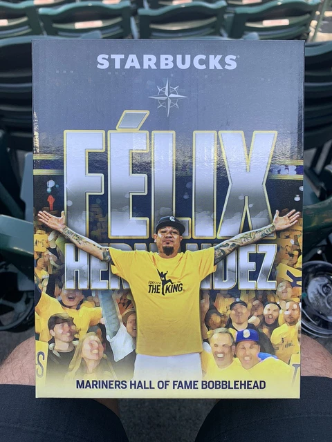 2023 KING FELIX Hernandez Seattle Mariners Hall of Fame Bobblehead 8/13 ...