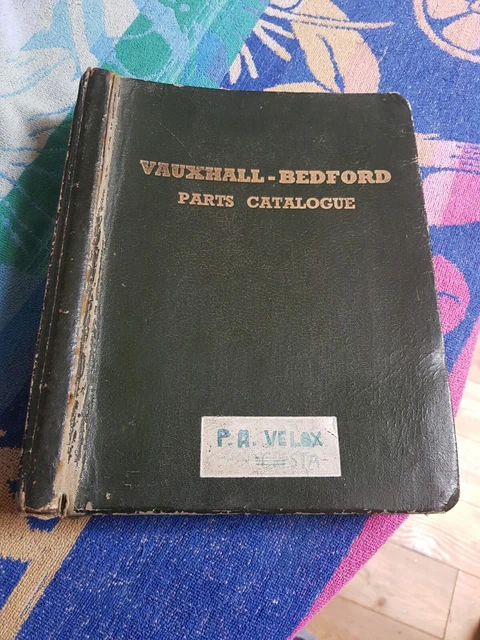 VAUXHALL PA CRESTA & Velox Original Factory Illustrated Spare Parts ...