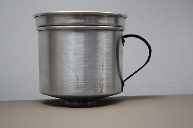 ALTER DDR KAFFEE-FILTER groß , Alu-Aluminium, vintage , Kaffeefilter ...