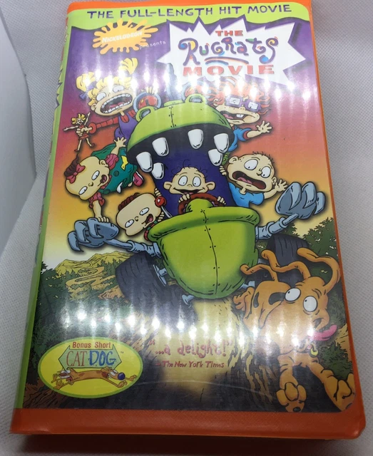 THE RUGRATS MOVIE [VHS] Paramount Pictures Clamshell Nickelodeon Orange ...
