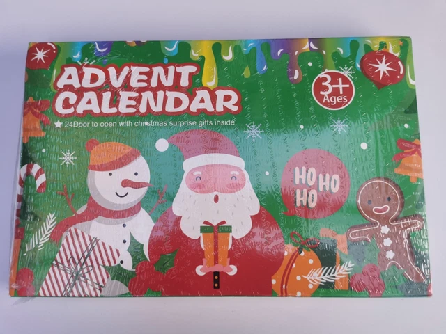 SLIME ADVENT CALENDAR 2024 - Christmas Countdown Calendars 24 Days of ...