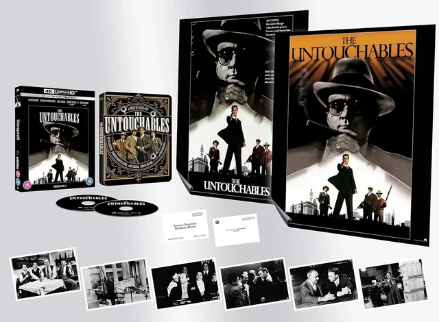 THE UNTOUCHABLES (UK Collector's Edition 4K Ultra HD Blu Ray Steelbook ...