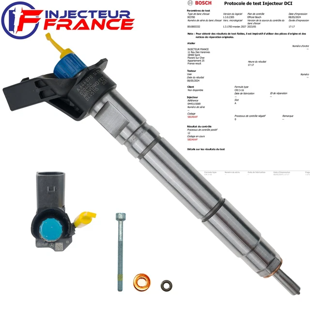 0445115069 - A6460701487 Bosch Injecteur Sprinter Vito Viano 2.0 CDI ...