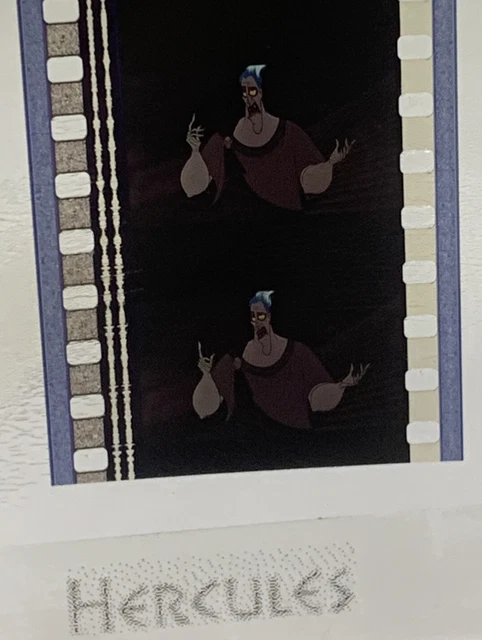 WALT DISNEY ANIMATION Authentic Film 5-Cell Strip HERCULES Hades (The ...