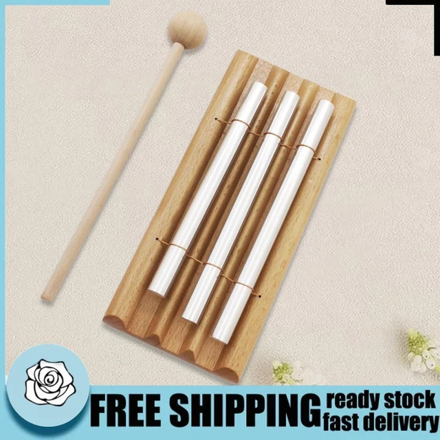 TRIO HAND CHIME Percussion Instrument Wooden Hand-held Chimes for Sound ...