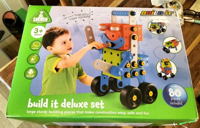 EARLY LEARNING CENTRE ELC Build it Starter Set 80+ Piece Set Vehicles ...