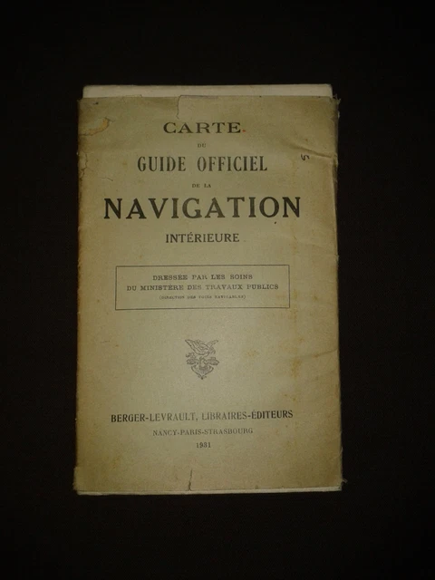 OFFICIAL INLAND NAVIGATION Guide Map £47.07 - PicClick UK