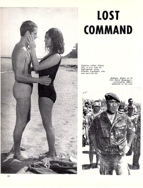 (F&F55) FILM PREVIEW Pictures,Thee Lost Command. Anthony Quinn, Maurice Ronet £2.99 - PicClick UK