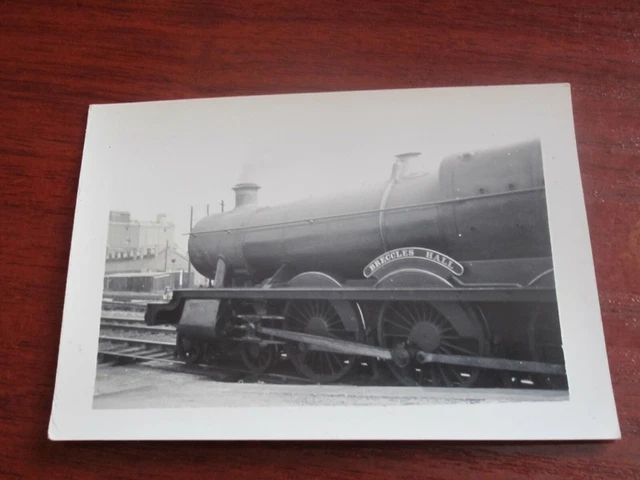 SMALL PHOTO GWR designed BR Hall Class 4-6-0 6936 Breccles Hall £1.19 ...
