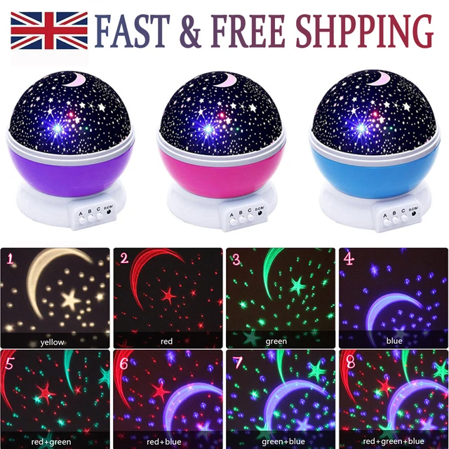 USB LED LIGHT Sensory Toys Projector Calming Autism Multicolour Sky ...
