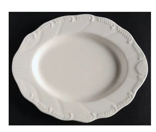 X4 HARTLEY GREENS Leeds Pottery Creamware Oval Small Side Plate Or ...
