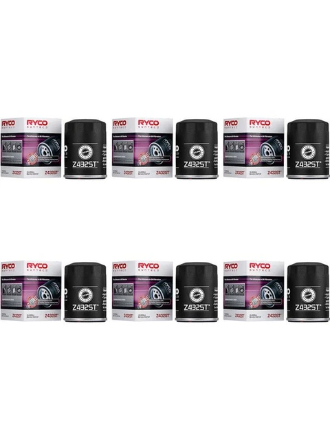 6 X RYCO SynTec Oil Filter Z432ST fits BRIGGS & STRAT. 437400 - $155.03 ...