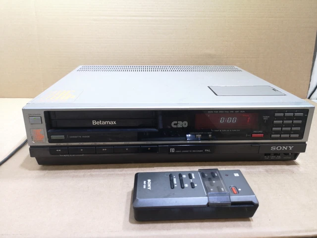 SONY SL-C20UB BETAMAX Video Recorder Beta Untested Vintage VCR £90.00 ...