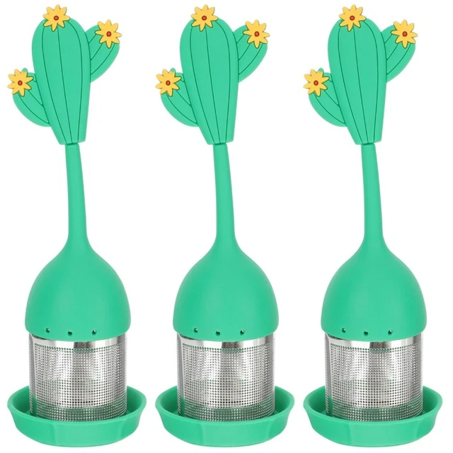 SET OF 3 Infusori Per Tè Foglie Sfuse Filtro Colino Da Sfuso Viaggiare ...