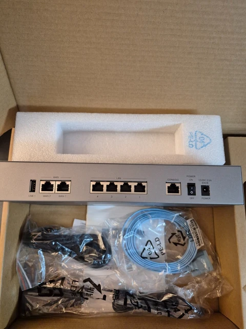 CISCO RV340 4-PORTS Dual WAN Gigabit VPN Router With Power Adapter- NEW ...