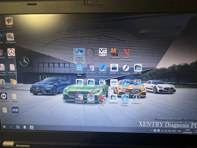 MB STAR XENTRY Mercedes Diagnostic Laptop kit - Lots of extras Cars ...
