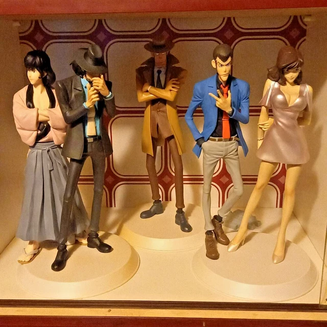 LUPIN THE THIRD Figure Master Stars Piece Banpresto set di 5 dal ...