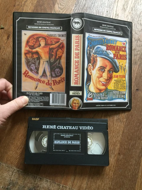 CASSETTE VIDEO VHS CINEMA RENE CHATEAU romance de paris trenet tissier lebon EUR 6,00 - PicClick FR