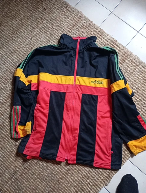 RARE ADIDAS FIREBIRD Rasta Limited Track Jacket XXL 1990????? EUR 19,50 ...