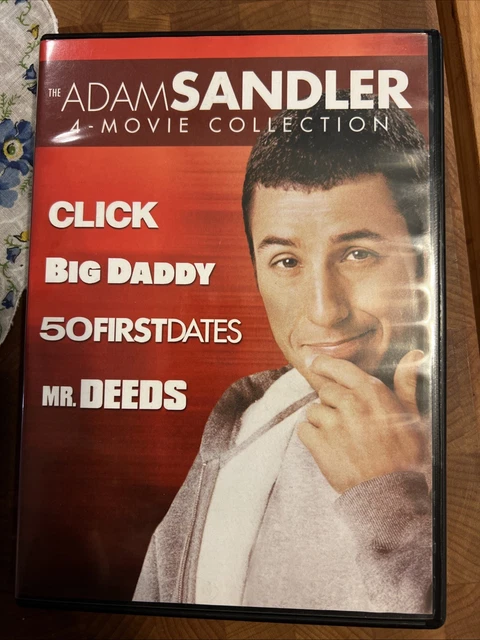 ADAM SANDLER 4 Movie Collection (DVD) Click Big Daddy 50 First Dates Mr ...