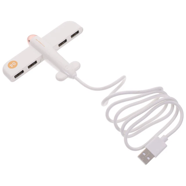 4 USB CONCENTRATEUR Rallonge De Répartiteur Hub Plan Adapteur Bureau ...