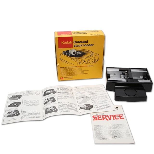 VINTAGE KODAK CAROUSEL Stack Loader B40 Original Box Instructions Fits ...