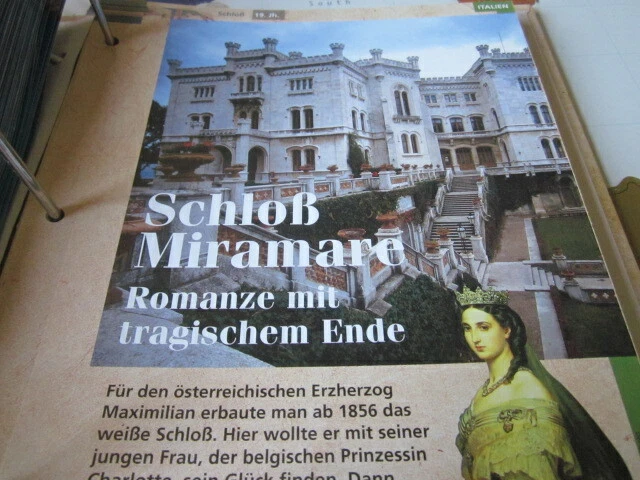 BURGEN UND SCHLÖSSER Italien Schloss Miramare Triest EUR 4,72 - PicClick DE