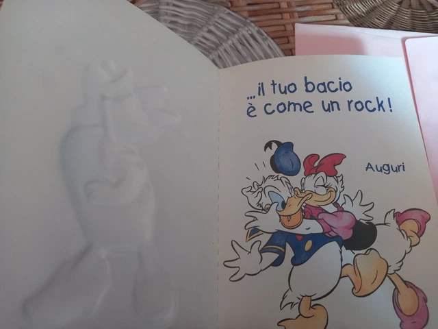 BIGLIETTO AUGURI DISNEY 3D Buon Compleanno Paperina EUR 6,00 - PicClick FR