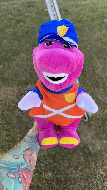 BARNEY THE DINOSAUR "The Band Conductor "Plush by Fisher Price 14 in £ ...