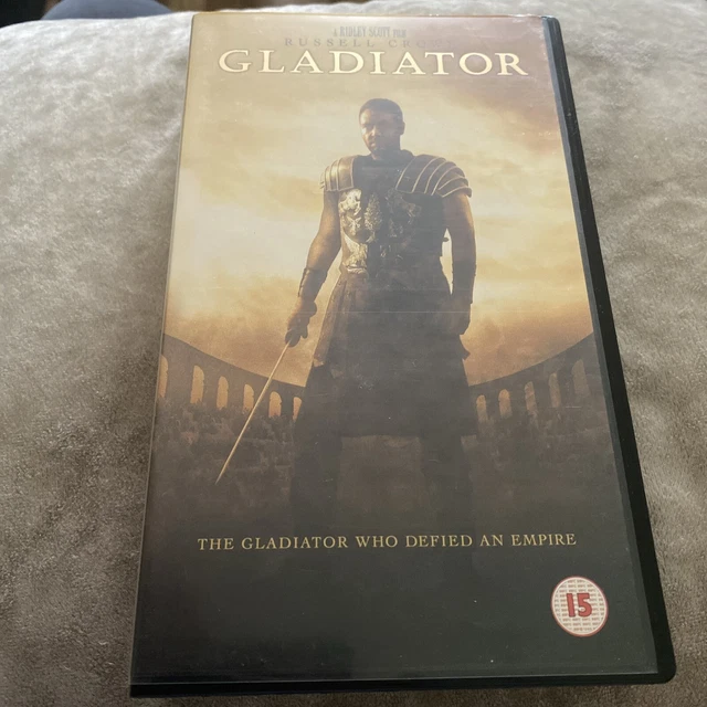 GLADIATOR ( VHS Tape 2000 ) Ridley Scott - Russell Crowe - Joaquin ...