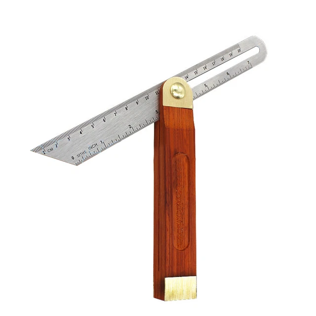 WOODWORKING T BEVEL Horizontal Sliding Adjustable Angle Ruler ...
