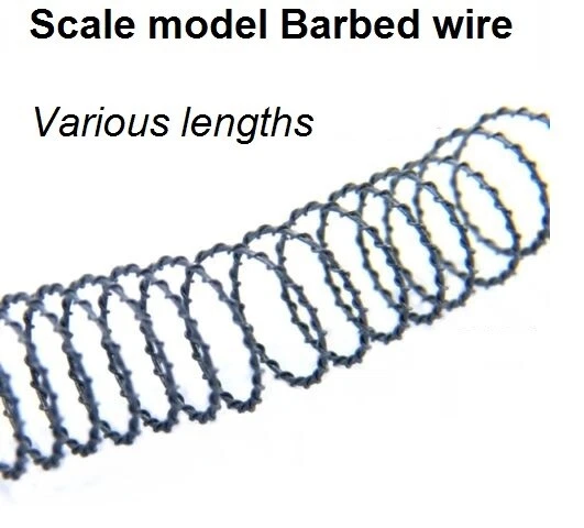 WARGAMING MINIATURE BASING Terrain Barbed Wire, Models 40k Bolt action ...
