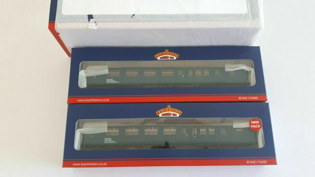 BACHMANN 39-002 BR Mk2A BFK Twin Pack HST Barrier Vehicles Coaches OO ...