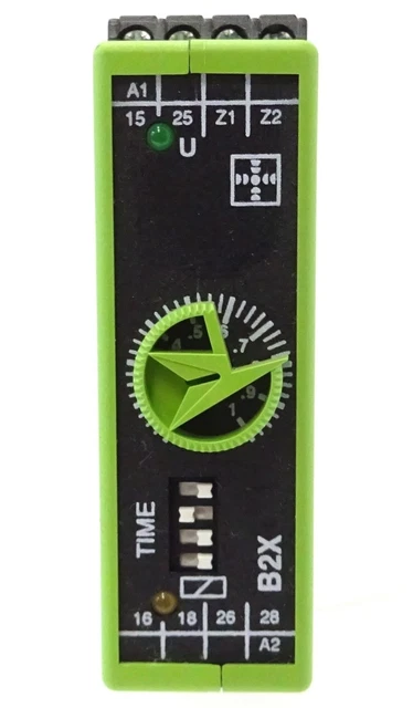 TELE HAASE B2X Zeitrelais Relais Time Relay Serie VOX 125ms...30h 2 ...