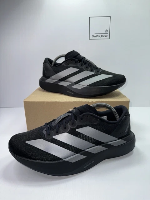 ADIDAS ADIZERO EVO SL Running Shoes - Black / Grey - Size UK 9 - JR4888 ...