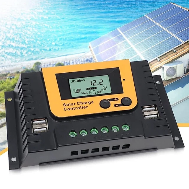 20/30/60A SOLAR CHARGE Controller 12-48V PWM Solar Charge Controller ...