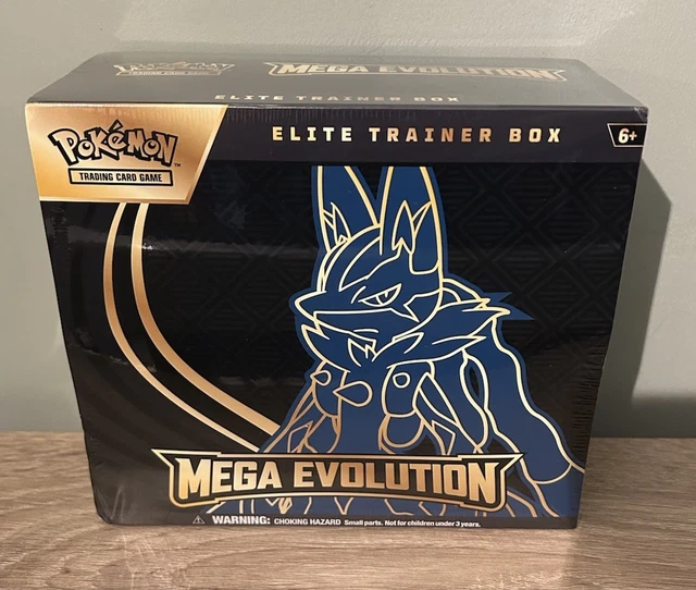 POKEMON TCG: MEGA Evolution - Elite Trainer Box ETB - Lucario - New ...