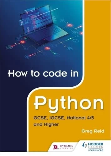 How To Code In Python Gcse Igcse National 4 5 And Higher Reid Greg £5 10 Picclick Uk