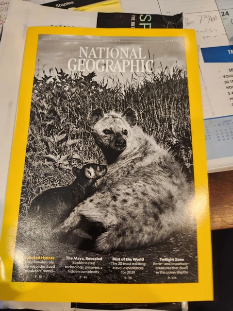MAGAZINE NATIONAL GEOGRAPHIC - Mars 2024 - Hyenas - Tout Neuf EUR 5,53 ...