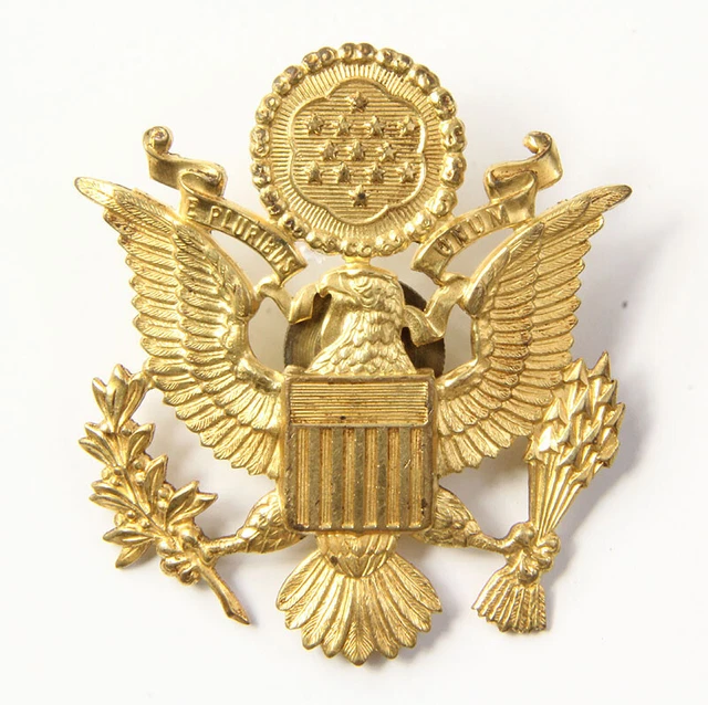 Insigne De Casquette Us Army Us Army Ww2 Matériel Original Eur 59