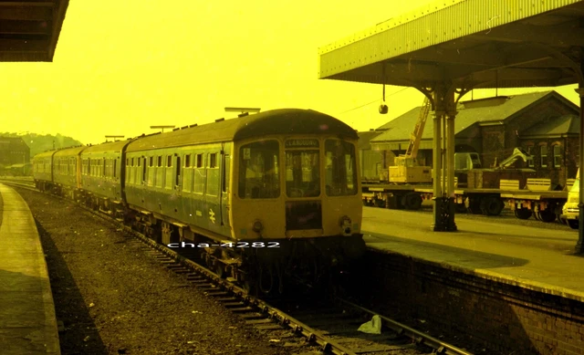 ORIGINAL RAILWAY TRAIN NEGATIVE. Park Royal Class 103? DMU Llandudno Jn ...