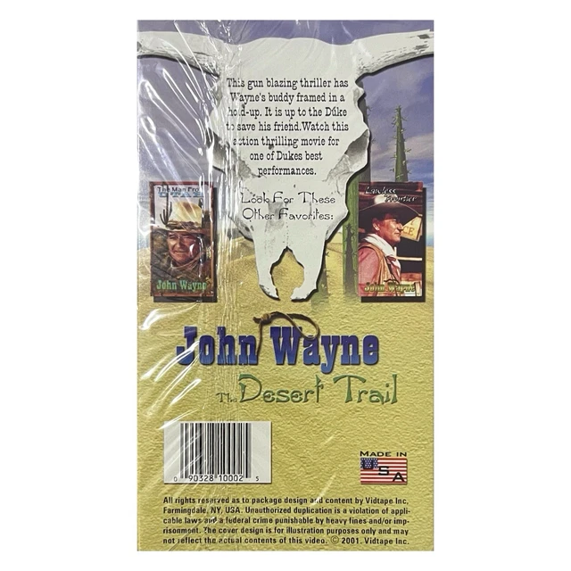 THE DESERT TRAIL (VHS, 1935) John Wayne - NEW SEALED £13.41 - PicClick UK