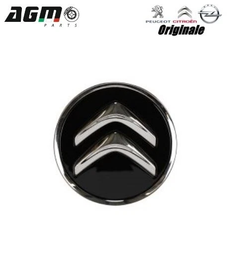 ENJOLIVEUR LOGO NOIR Poli Orrnement Roue Original PSA Citroen C3 C4 C5 ...