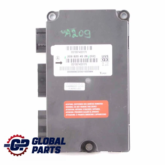 MERCEDES CLK W209 Convertible Roof Top Control Unit Module ECU ...