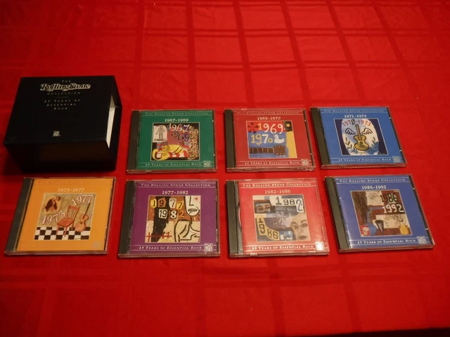 THE ROLLING STONE Collection 25 Years Of Essential Rock 7x CD Box Set ...