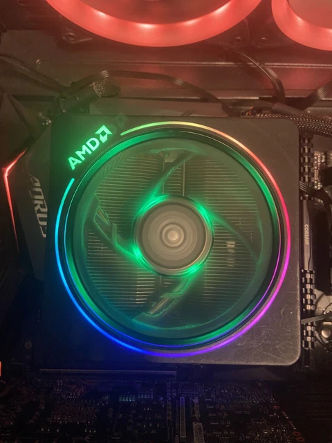 USED - AMD AM4 Wraith Prism LED RGB Cooler Fan (READ DESCRIPTION) $12. ...