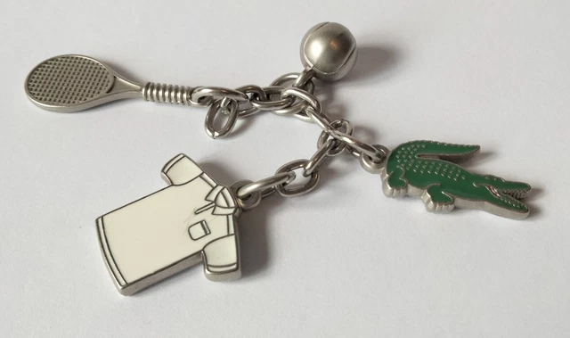 LACOSTE METAL BACKPACK Clip Miniatures Polo Tennis Racquet Ball EUR 20 ...