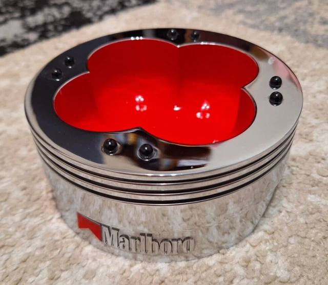 MARLBORO COLLECTIBLE ASHTRAY Marlboro designer formula 1 F1 piston new ...