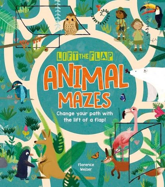 LIFT-THE-FLAP: ANIMAL MAZES: Change Your Path with the Lift of a Flap ...