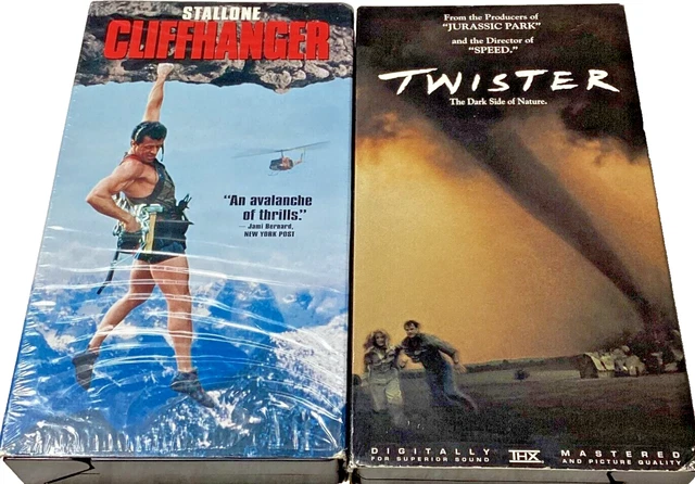 CLIFFHANDER: S. STALLONE VHS 1993, Twister: Helen Hunt VHS 1996 £6.23 ...
